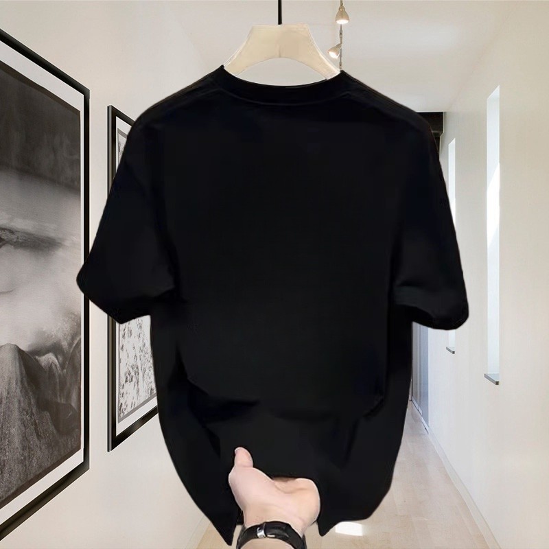 Jual (COD) T Shirt Pria baju kaos pria 100% Cotton Heavyweight Kaos ...