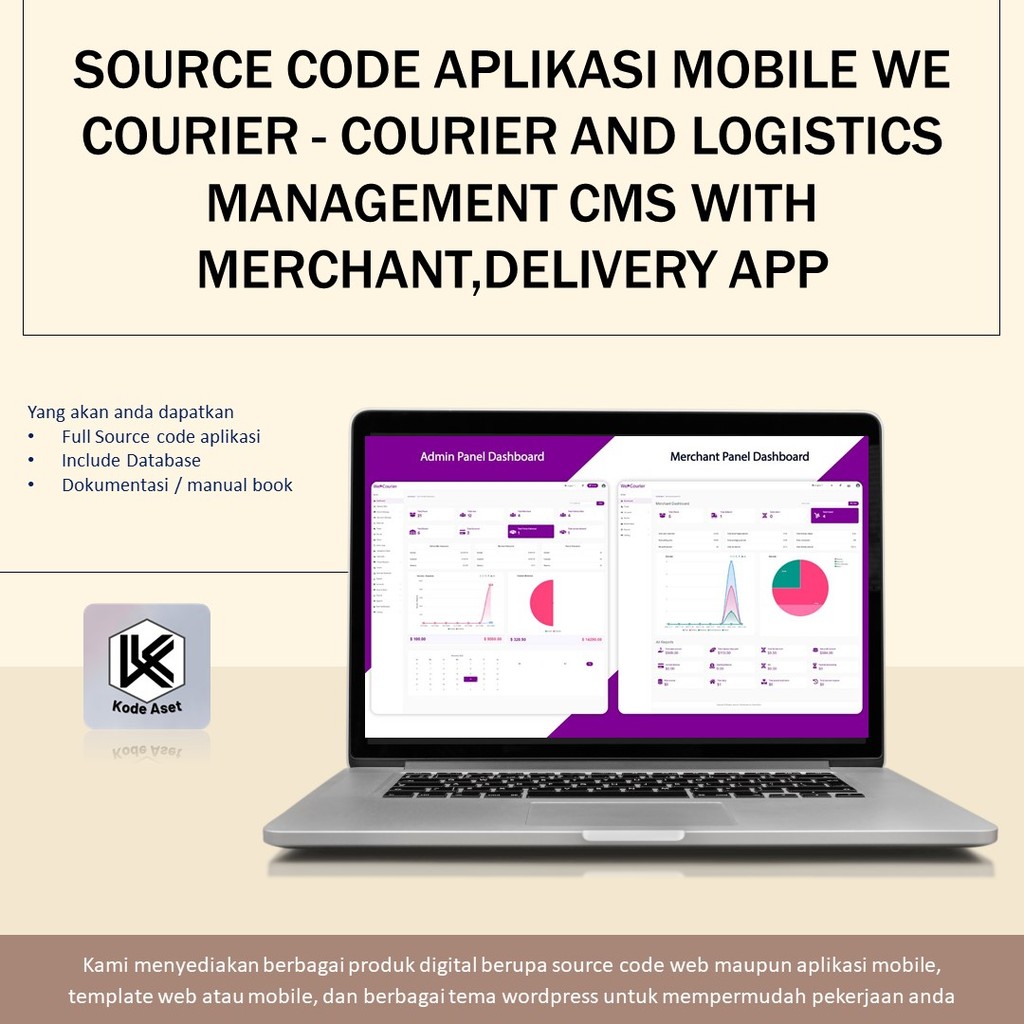 Jual SOURCE CODE APLIKASI MOBILE WE COURIER - COURIER AND LOGISTICS ...