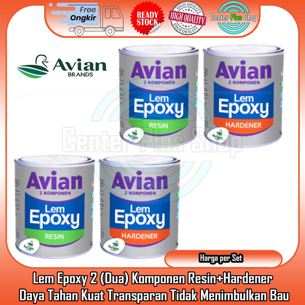 Jual Avian Lem Epoxy Campur Serbaguna Multifungsi Kayu Besi Logam 2 ...