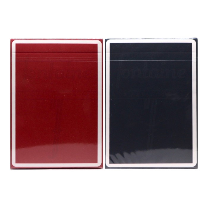Jual Kartu Remi Fontaine Undercover Set Black & Red Playing Cards ...