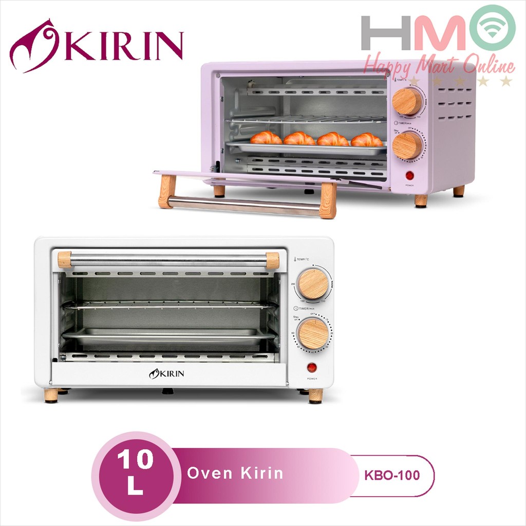 Jual Kirin Oven Omni 10 Liter Low Watt KBO-100 Oven Pemanggang Toaster Elektrik Kirin 10 L KBO ...