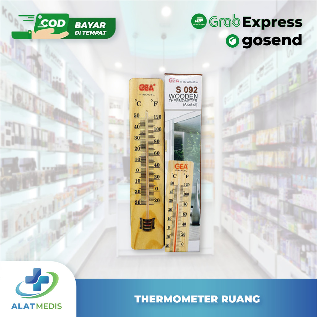 Jual Thermometer Suhu Ruang Kayu Termometer Ruangan | Shopee Indonesia