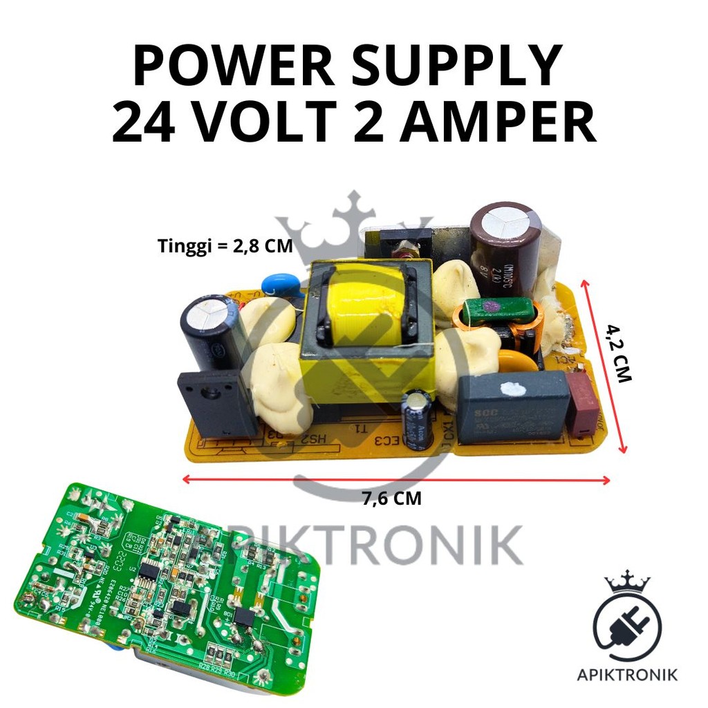 Jual PSU 24 VOLT 2 AMPER POWER SUPPLY 24V 2A | Shopee Indonesia