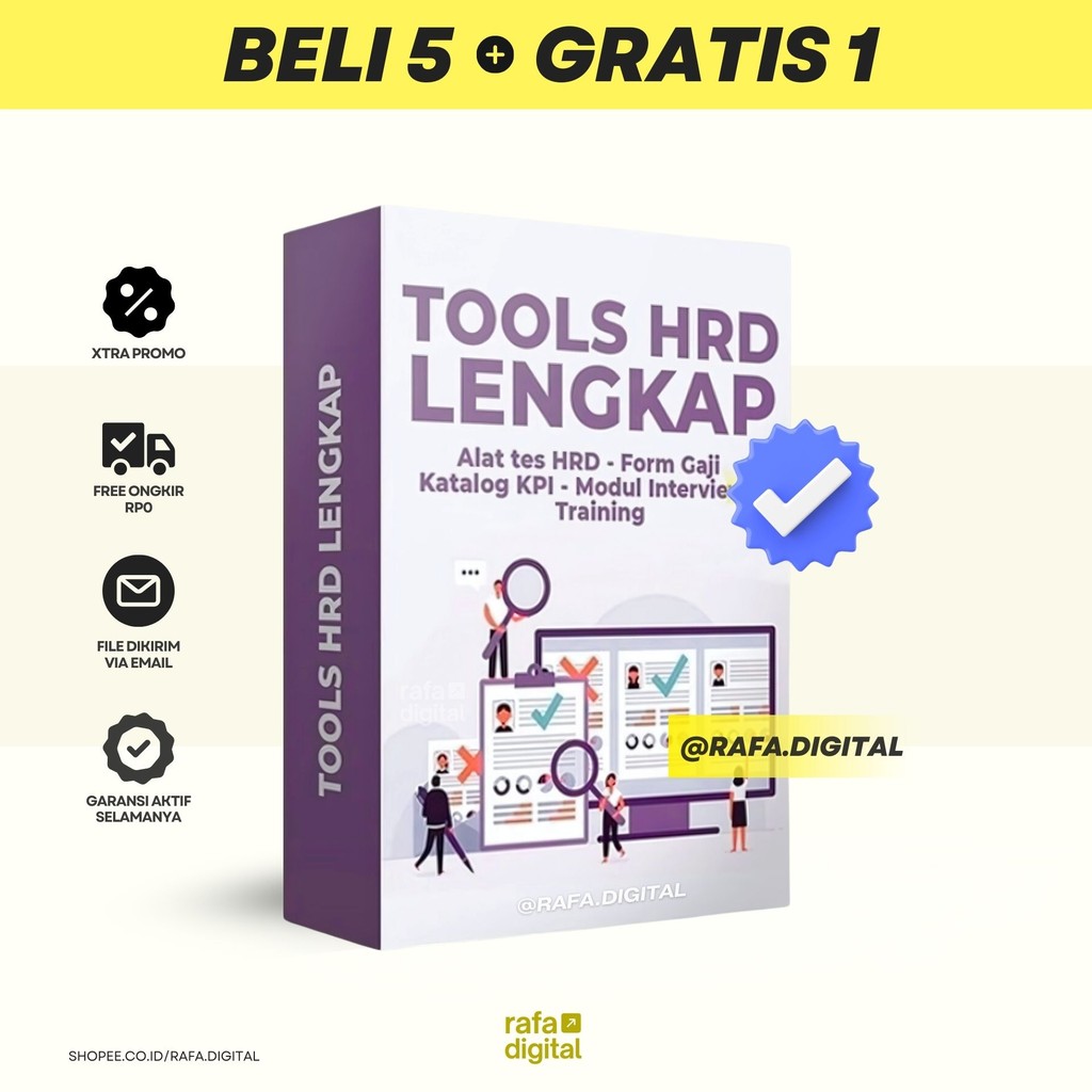 Jual Paket Komplit HRD & GA: SOP, Form Gaji, Modul Interview + Template Profesional Lengkap ...