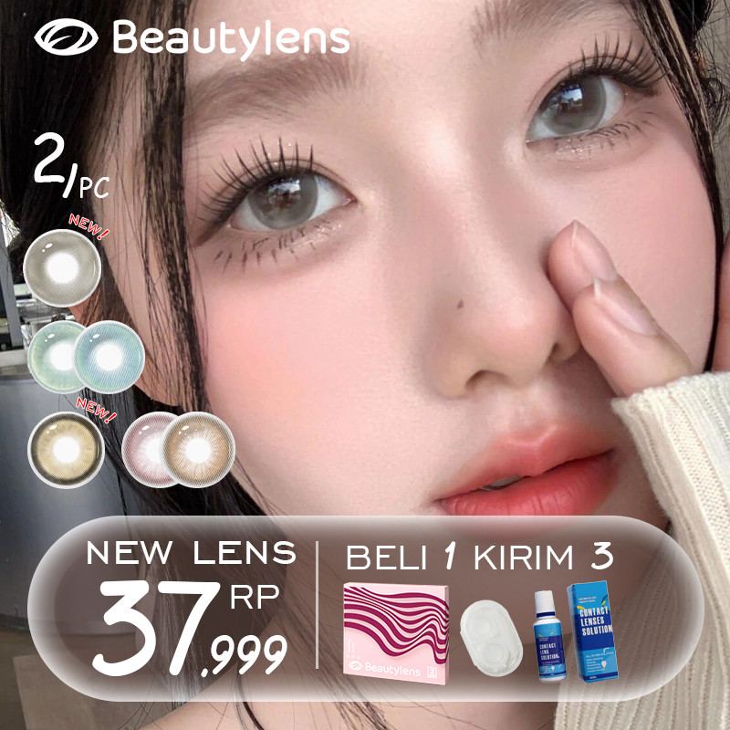 Jual Beauty Lens minus(0.00-8.00) Softlens Lensa Berwarna Lensa mata ...