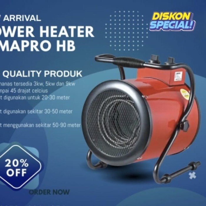 Jual blower pemanas kandang 3kw blower heater 3000w Blower pemanas ...