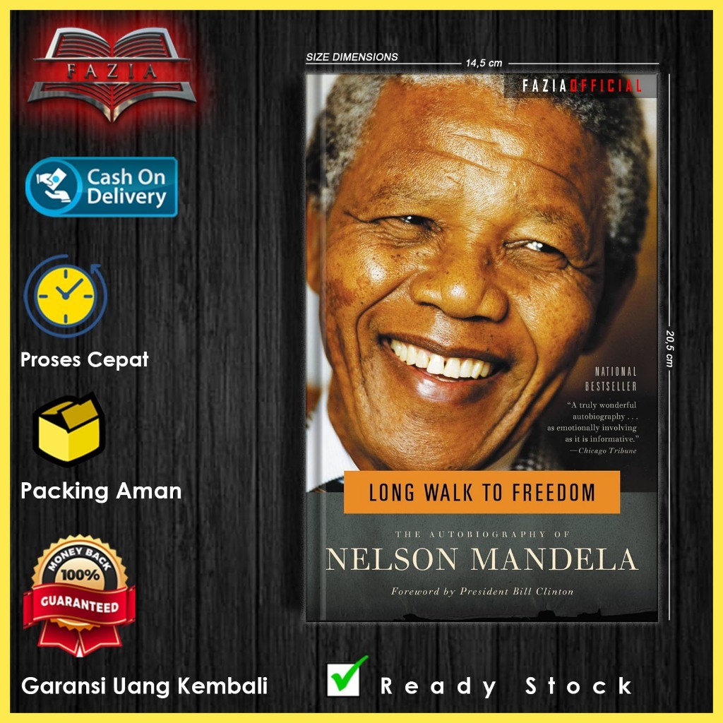 Jual Long Walk to Freedom by Nelson Mandela (English/Indonesia ...