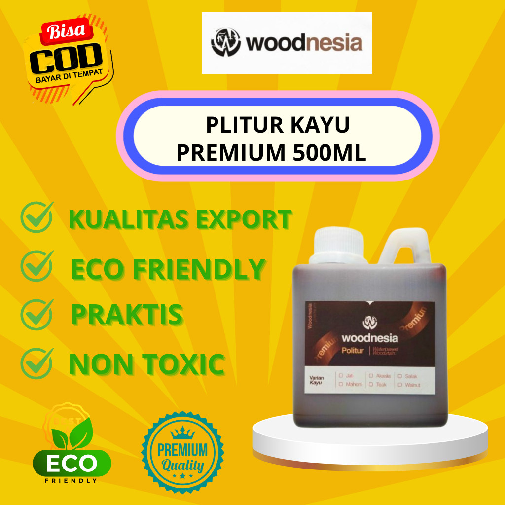 Jual [COD] Politur Premium Plitur Kayu Jati dan Kayu Mahoni Water based ...