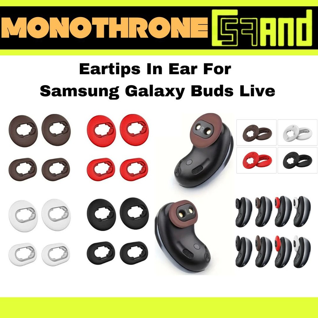Jual Eartips Samsung Galaxy Buds Live Eartip In Ear Wing Tip Earbud ...