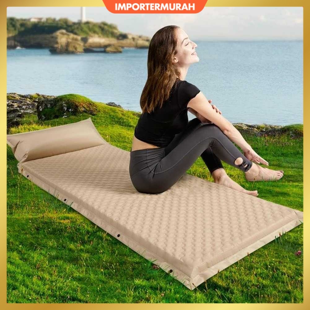 Jual Kasur Matras Angin Self Inflating Foldable Moistureproof - LV192 ...