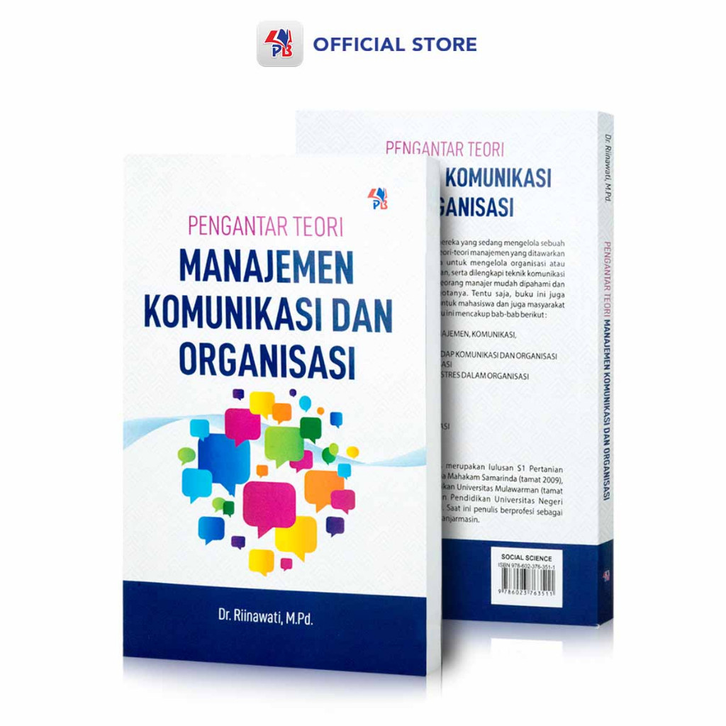 Jual Buku Managemen : Pengantar Teori Manajemen Komunikasi Dan Organisasi Dr Riinawati / Pustaka ...