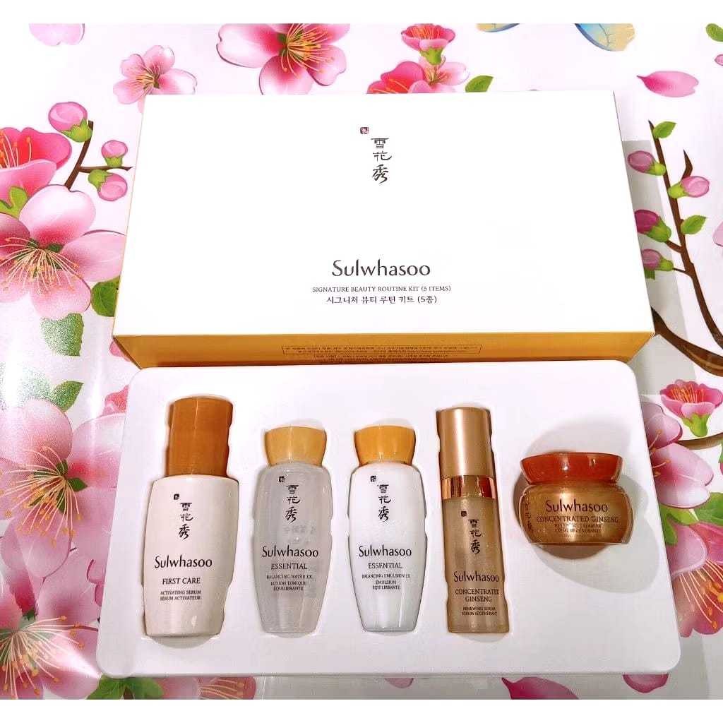 Jual Sulwhasoo Signature Beauty Routine Kit (5 Items) Original Exp 2026 ...