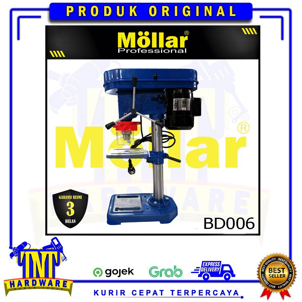 Jual MESIN BOR DUDUK MINI 6MM BENCH DRILL VARIABLE SPEED MOLLAR MLR ...