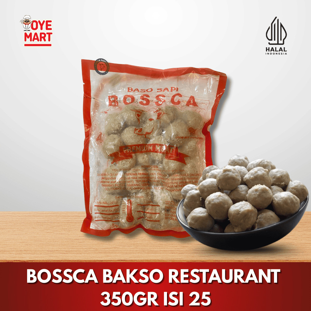 Jual BOSSCA BAKSO RESTAURANT 350GR ISI 25/BASO SAPI/FROZEN FOOD ...