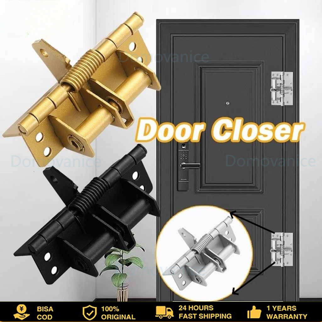 Jual Engsel Pintu Otomatis Spring Door Closer Metal Penutup Lemari ...