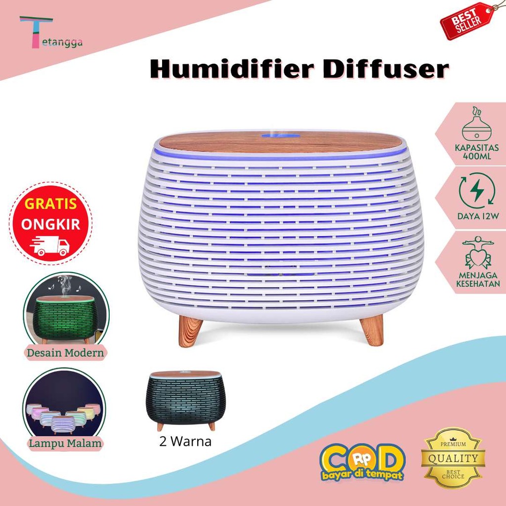 Jual Humidifier Bergaya Estetik Dengan Kapasitas 400ML&Koneksi Lampu ...