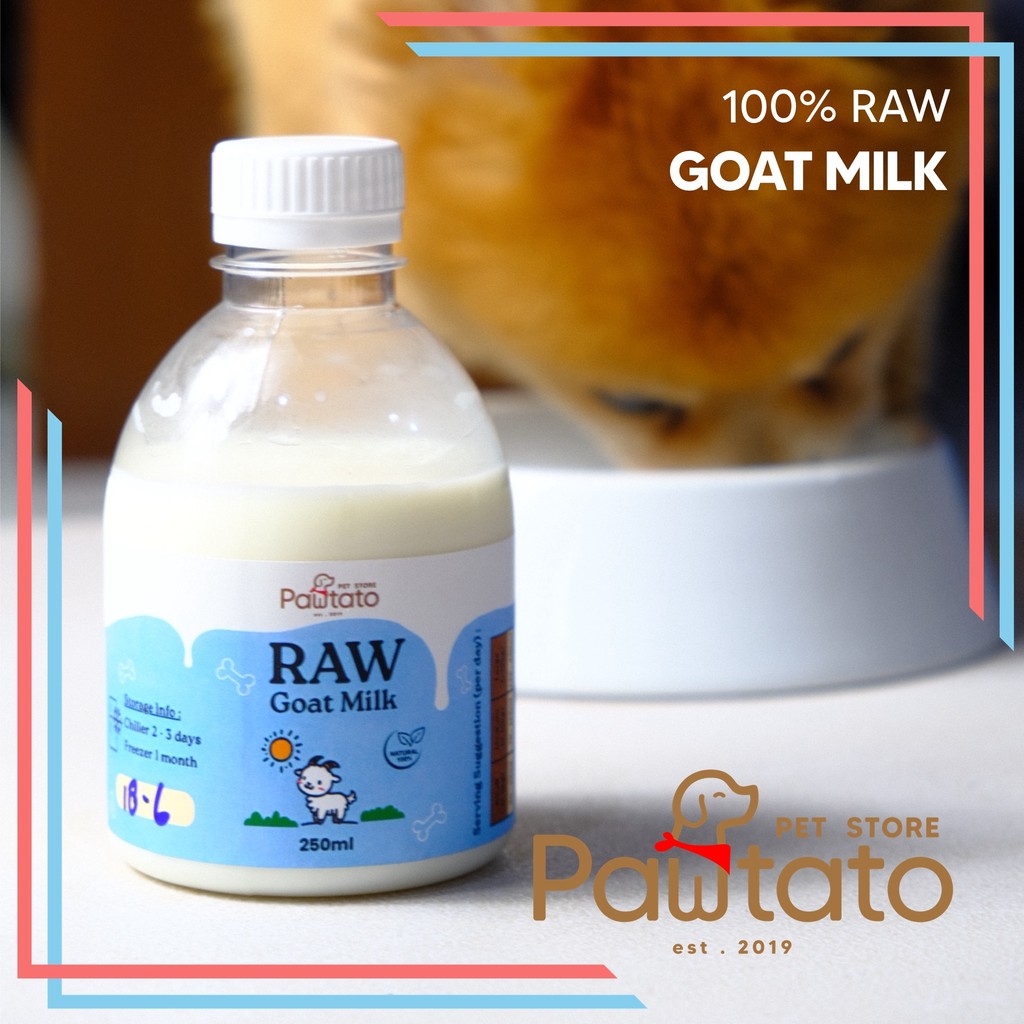 Jual Susu Kambing Pawtato Raw Goat Milk Puppy Dog Fresh Frozen Kambing ...