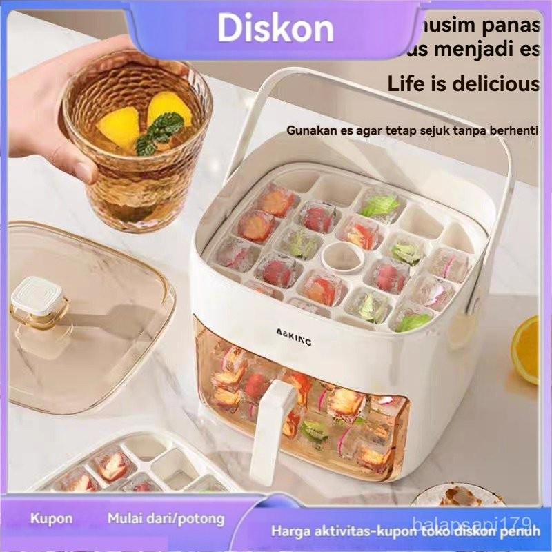 Jual GATA Cetakan Tingkat Ice Tray Mnimalis Tempat Es Batu Praktis ...