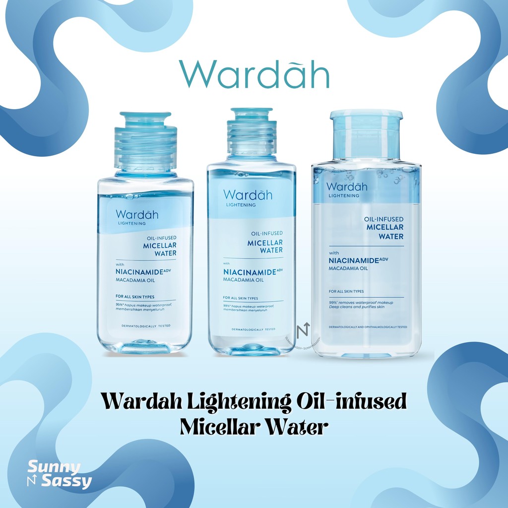 Jual WARDAH Lightening Oil-Infused Micellar Water - Make Up Remover ...