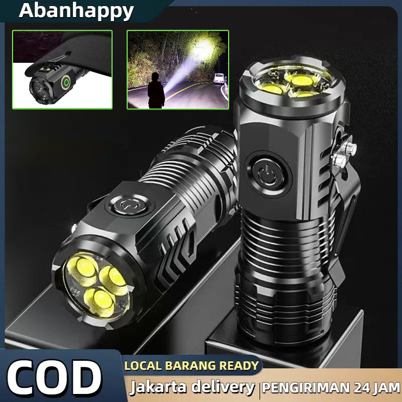 Jual Abanhappy Senter LED Super Terang Senter LED Super Terang Jarak Jauh Center Mini ...