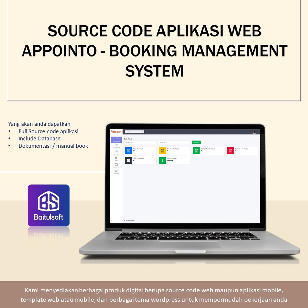 Jual SOURCE CODE APLIKASI WEB APPOINTO - BOOKING MANAGEMENT SYSTEM ...