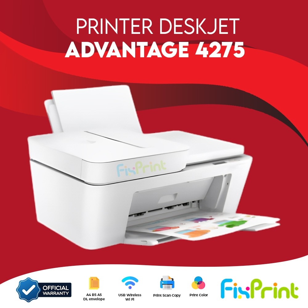 Jual Printer HP 4275 Deskjet Ink Advantage Print Scan Copy Wireless ...