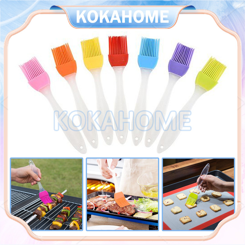 Jual kuas silikon mentega / kuas kue dan roti / kuas bbq / kuas silikon ...