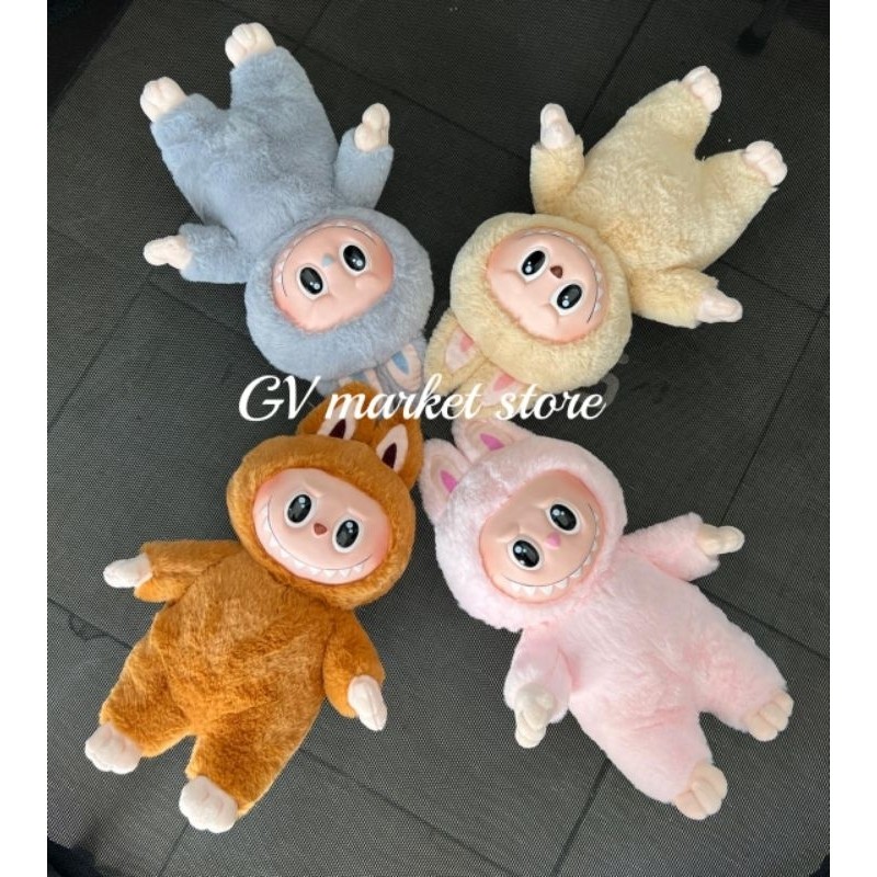 Jual DF45YU Boneka The Monster Labubu Muka Karet Boneka Viral Boneka ...