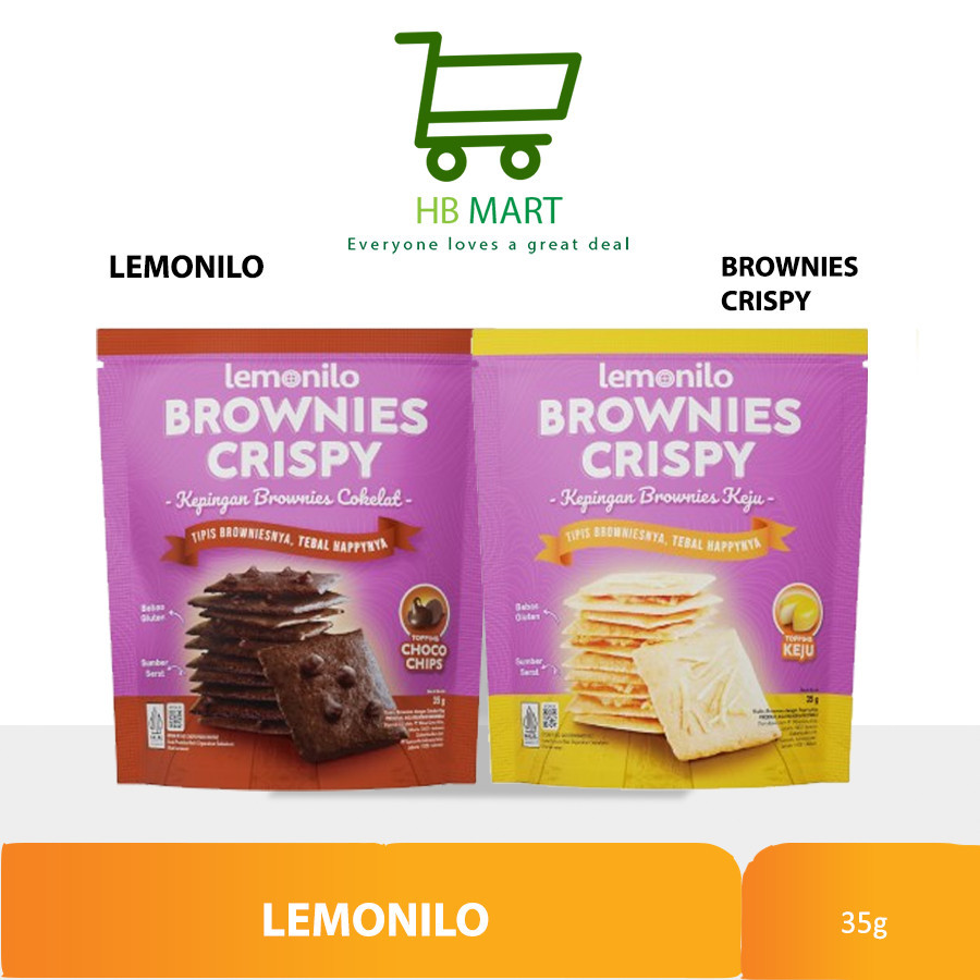 Jual LEMONILO BROWNIES CRISPY COOKIES CHOCO CHIPS POUCH / KEJU POUCH ...