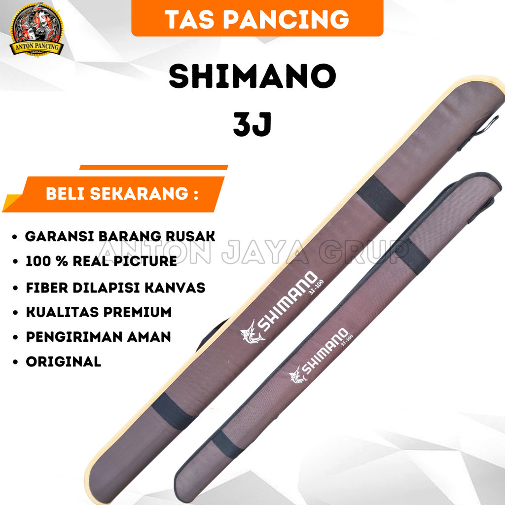 Jual TAS PANCING SHIMANO 3J MODEL PEDANG KOMBINASI FIBER DAN KANVAS 100 ...