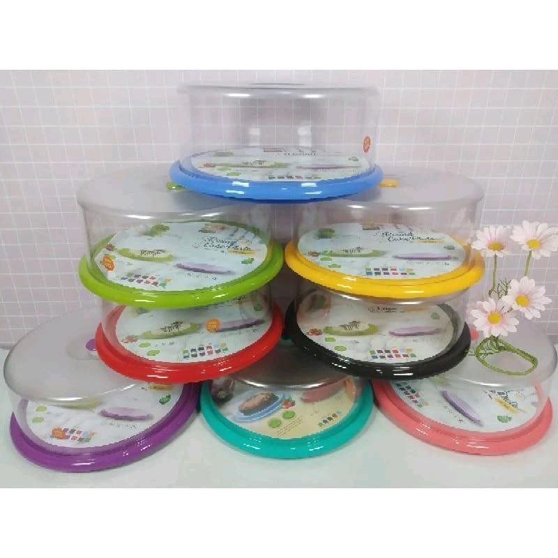 Jual Round cake plate Tempat kue dan cake serbaguna bulat golden dragon ...