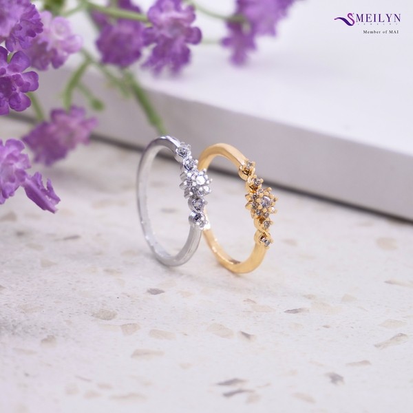 Jual Cincin Kasual Wanita Model Twist Bloom Bunga Ulir Lapis Emas All Series | Shopee Indonesia