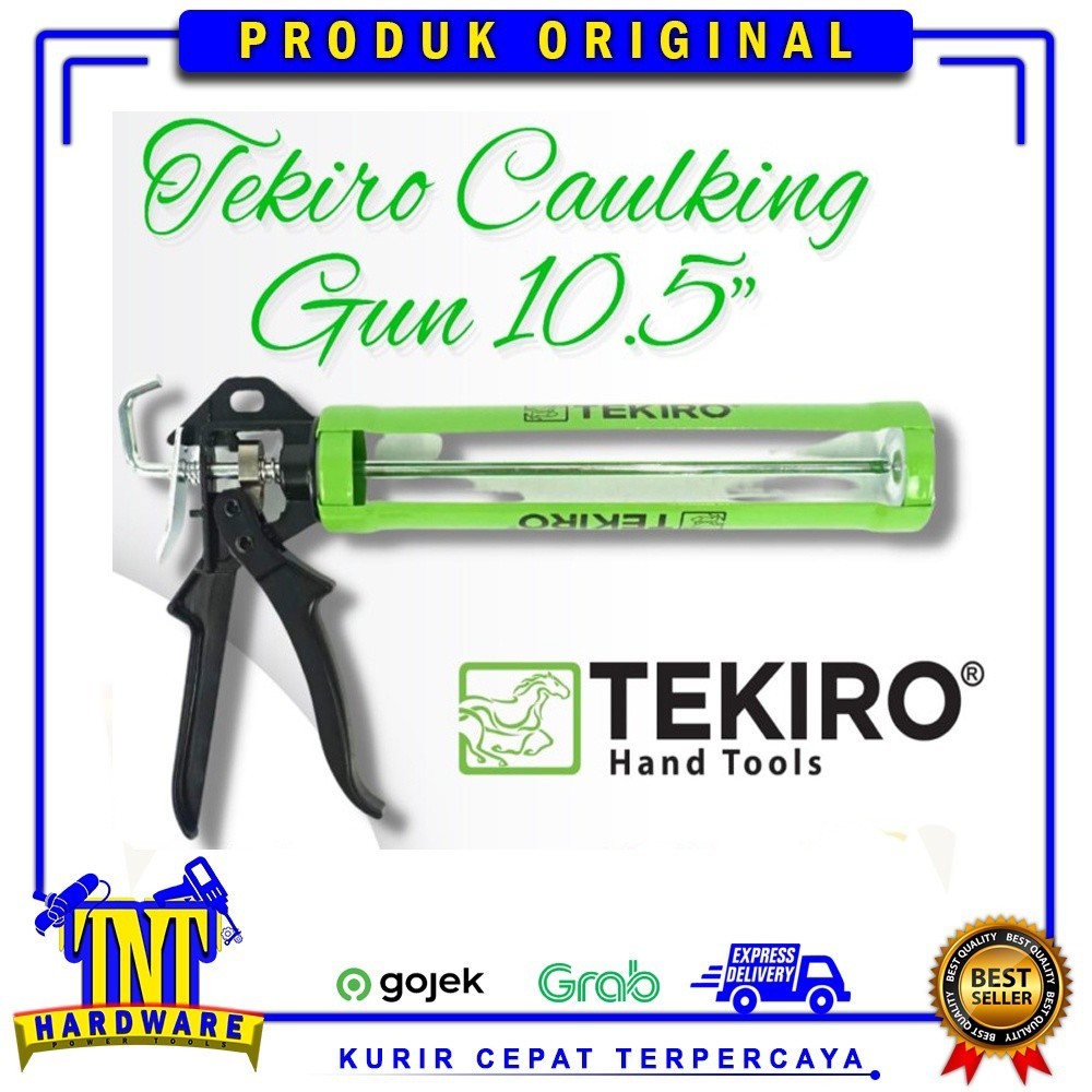 Jual PROMO TEKIRO TEMBAKAN LEM KACA 10.5" TEKIRO / CAULKING GUN 10,5 ...