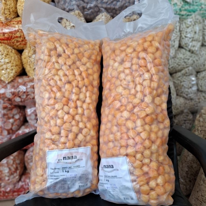 Jual snack ball balado (chiki ball) 1kg | Shopee Indonesia