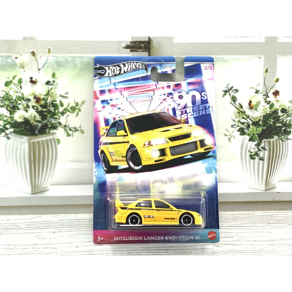 Jual HOT WHEELS MITSUBISHI LANCER EVOLUTION VI KUNING 90S STREET SCENE ...