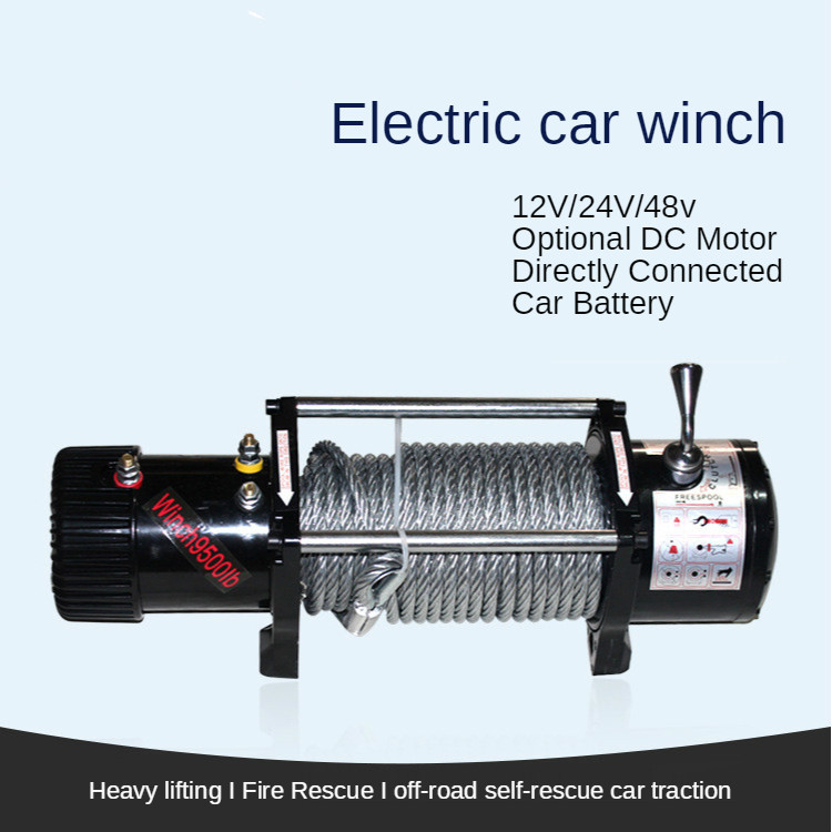 Jual Vehicle-mounted electric winch motor winch off-road vehicle self ...