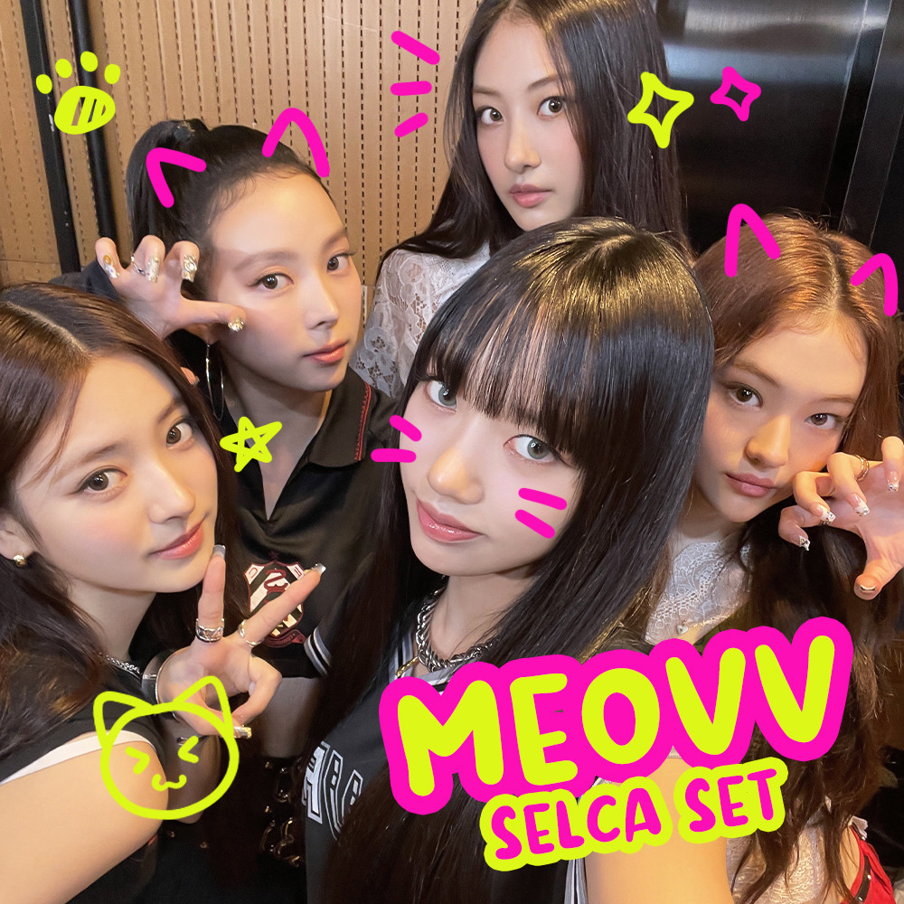 Jual (2 SISI) MEOVV - Selca Set Fanmade Photocard | Shopee Indonesia