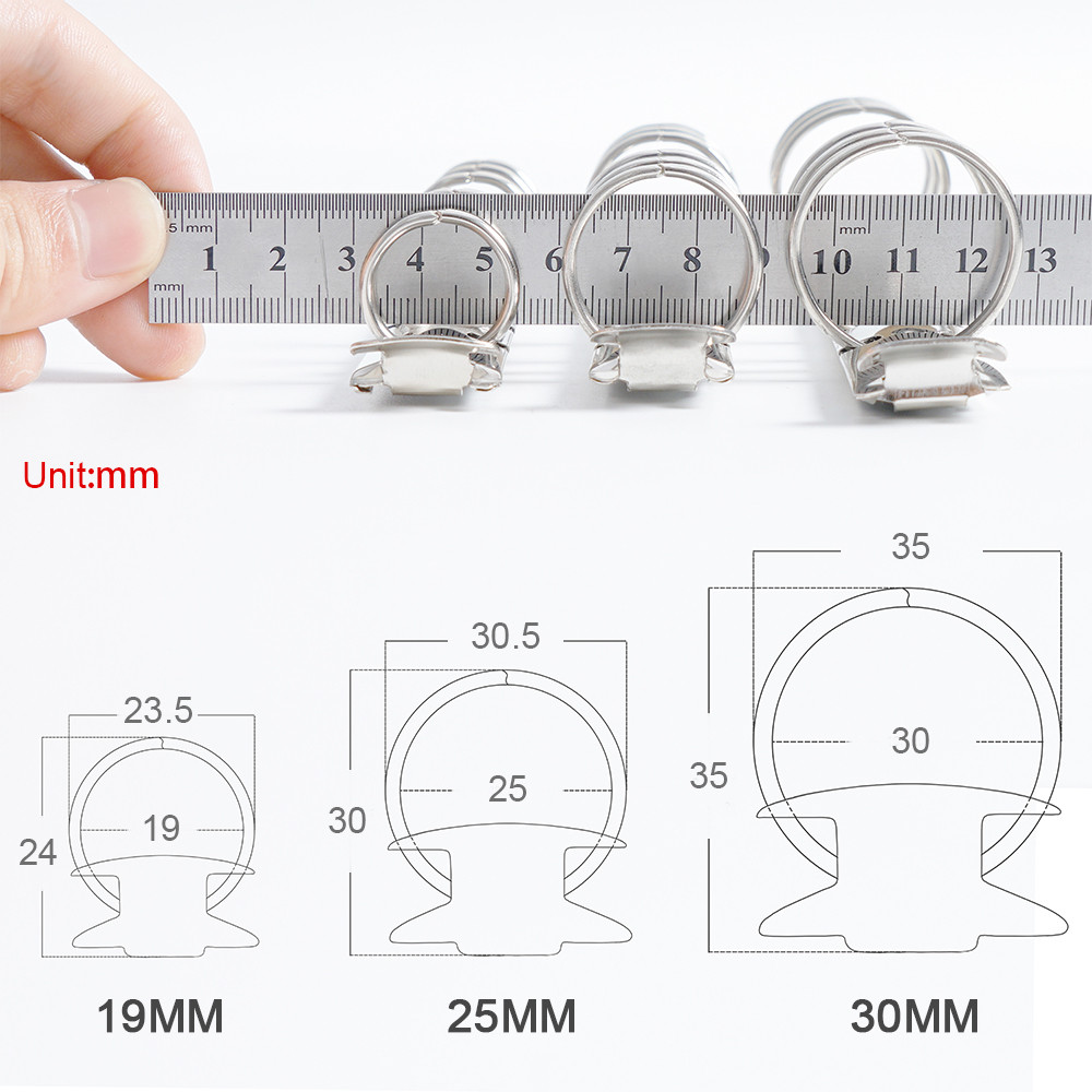 Jual Metal Spiral Rings Binder Clip With 2 Pairs of Screw For Diary ...