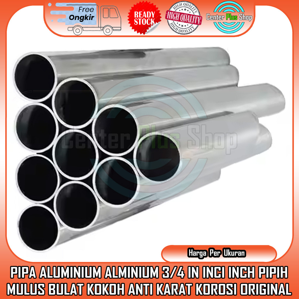 Jual Pipa Aluminium 3/4" Anti Karat Korosi In Inch Inci Bulat Bundar ...
