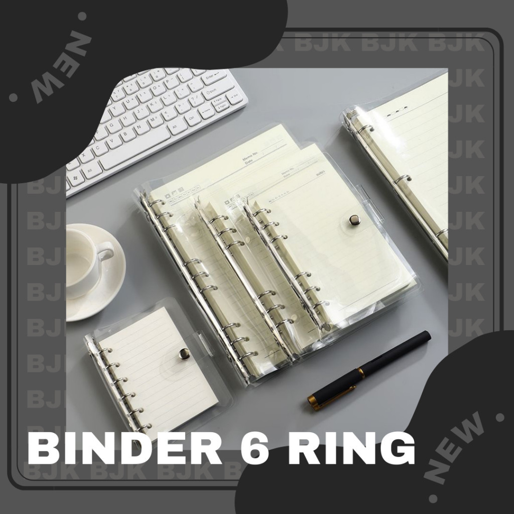 Jual Binder Transparan 6 Rings - Binder Transparan 6 Ring [BUJOYUK ...