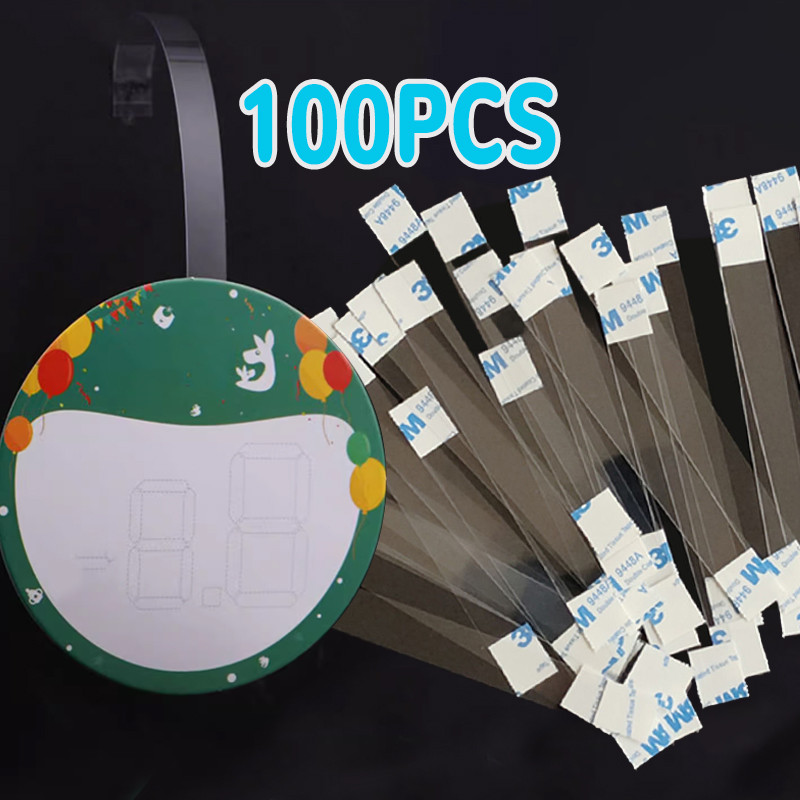 Jual Alat Display Promosi Toko 100pcs Mika PET Transparan Wobbler ...