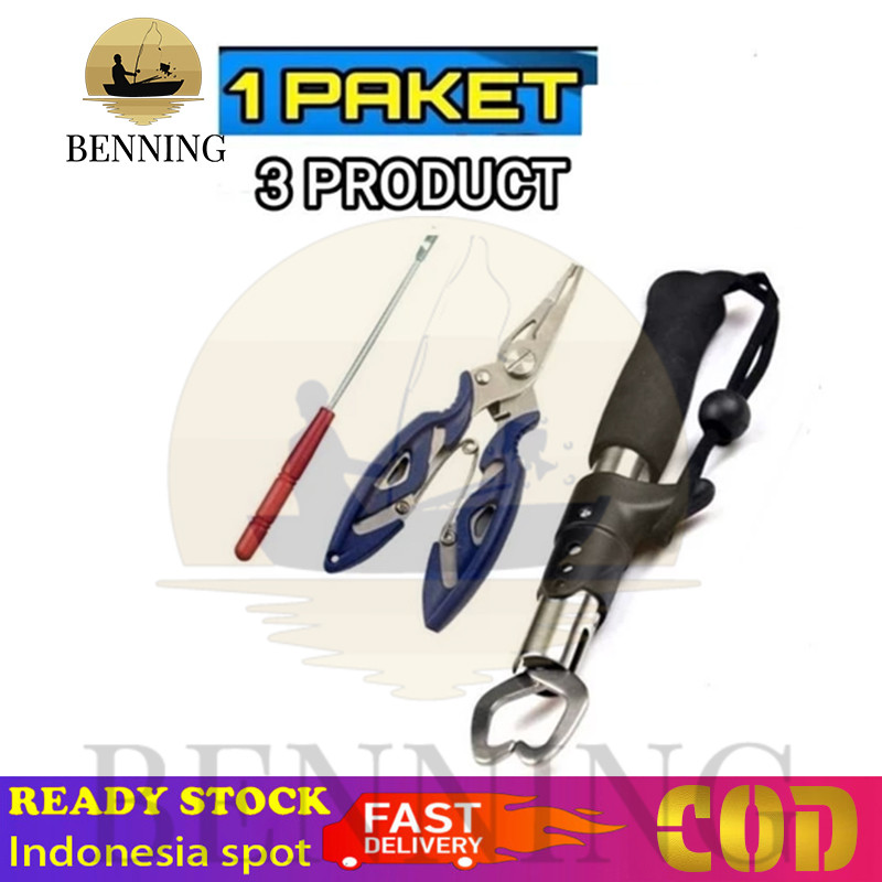 Jual Set Grip Plier Penjepit Bibir Ikan Tang Mancing Alat Jepit Fishing ...