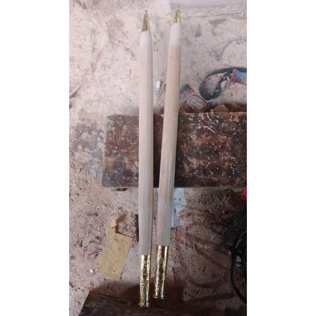 Jual scan tombak deder tombak kayu ulir besar tunjung kuningan bk Keris ...