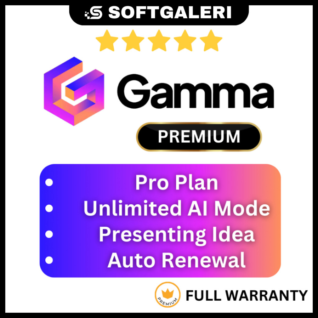 Jual GAMMA.APP AI Presentation Slides Premium | Full Warranty | Shopee Indonesia