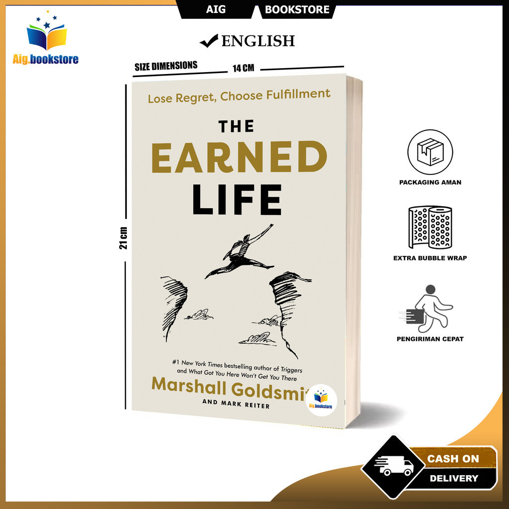 Jual The Earned Life: Lose Regret, Choose Fulfillment: by Marshall ...
