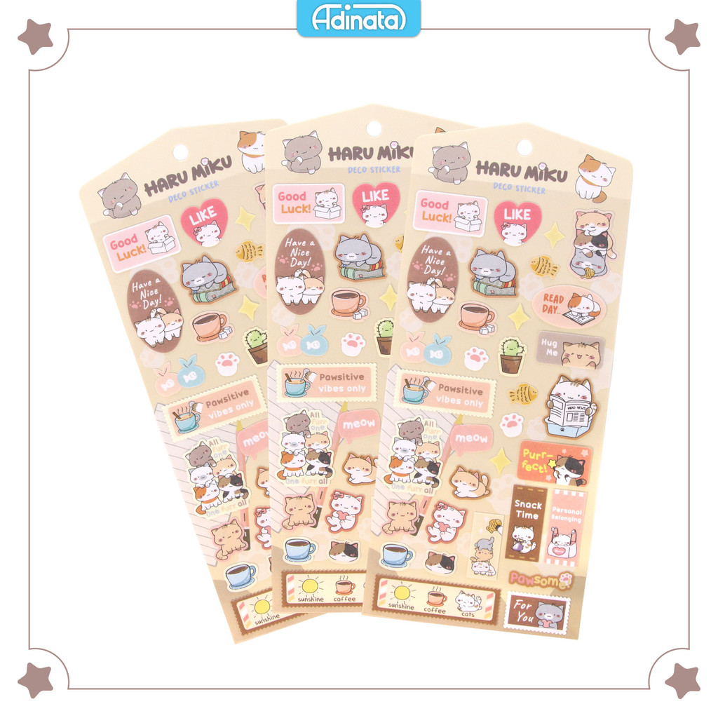 Jual Haru Miku Deco Stickers 2452-6185 - Adinata / Sticker | Shopee ...