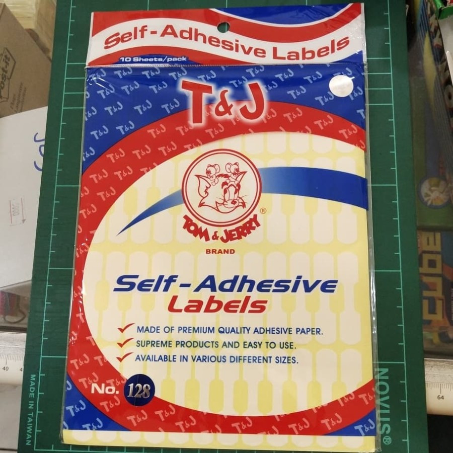 Jual Tom and jerry label 128 T&j labels no. 128 self-adhesive 1Pack saja | Shopee Indonesia