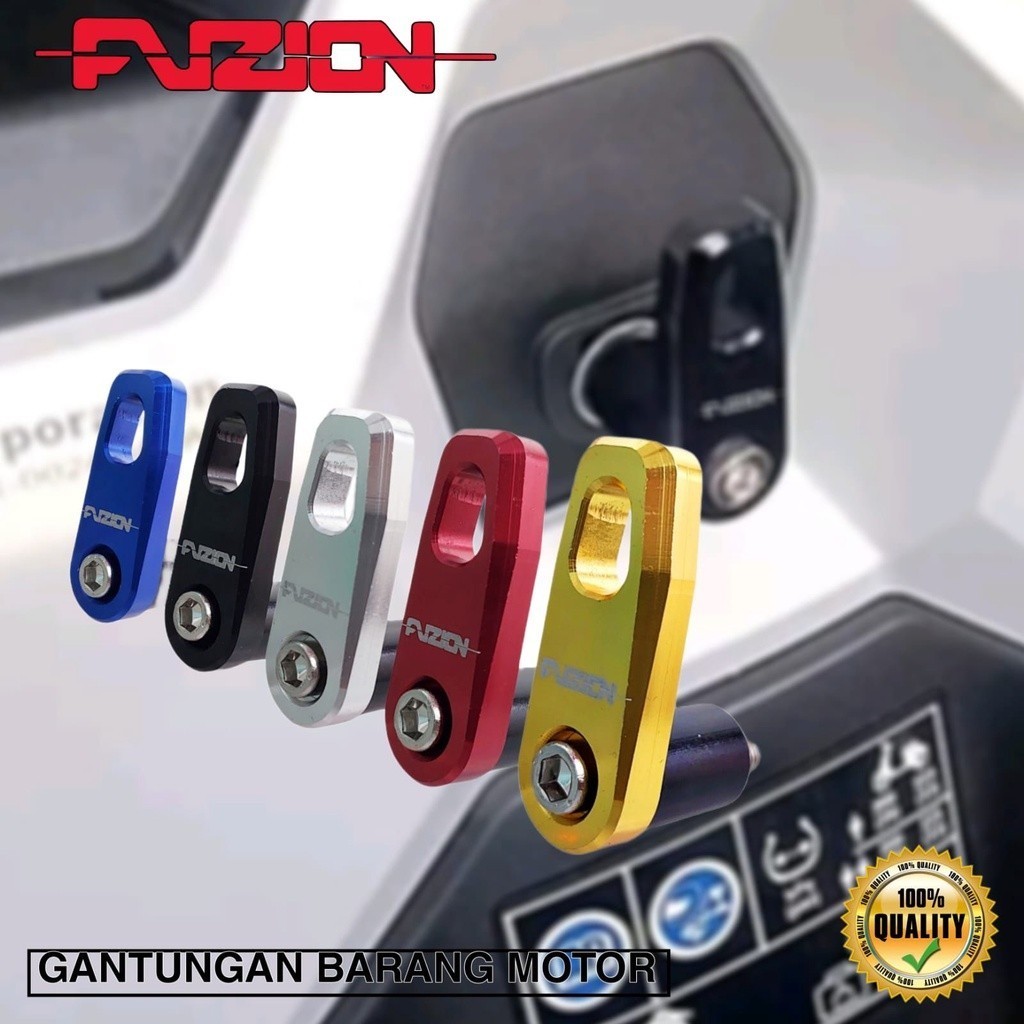 Jual GANTUNGAN BARANG MOTOR FULL CNC FUZION MODEL ARM BAUT STAINLESS ...