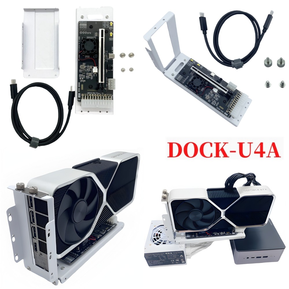 Jual DOCK-U4A for NUC ITX STX Notebook PC Graphics Card External Laptop GPU Dock USB4 ...