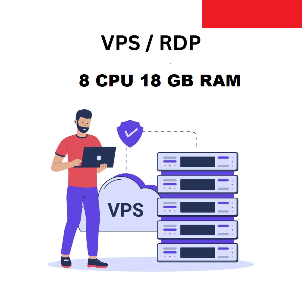 Jual RDP / VPS 8 CORE 18GB RAM Indonesia Full Garansi Full Administrator Bisa Diperpanjang ...